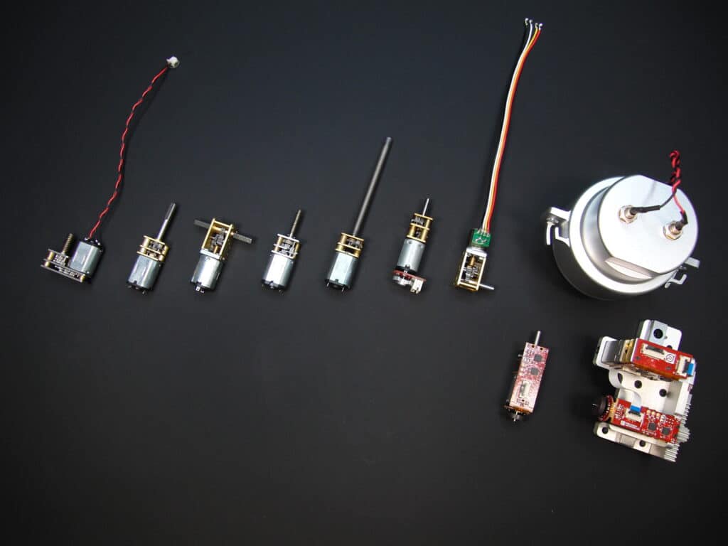 Precision Microdrives – DC motors and mechanisms